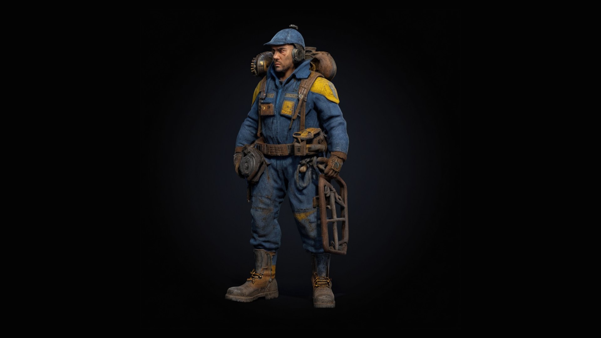 Ghostbusters Inspired Ghost Hunter - Low To Ultra Poly STL Format 3D ...
