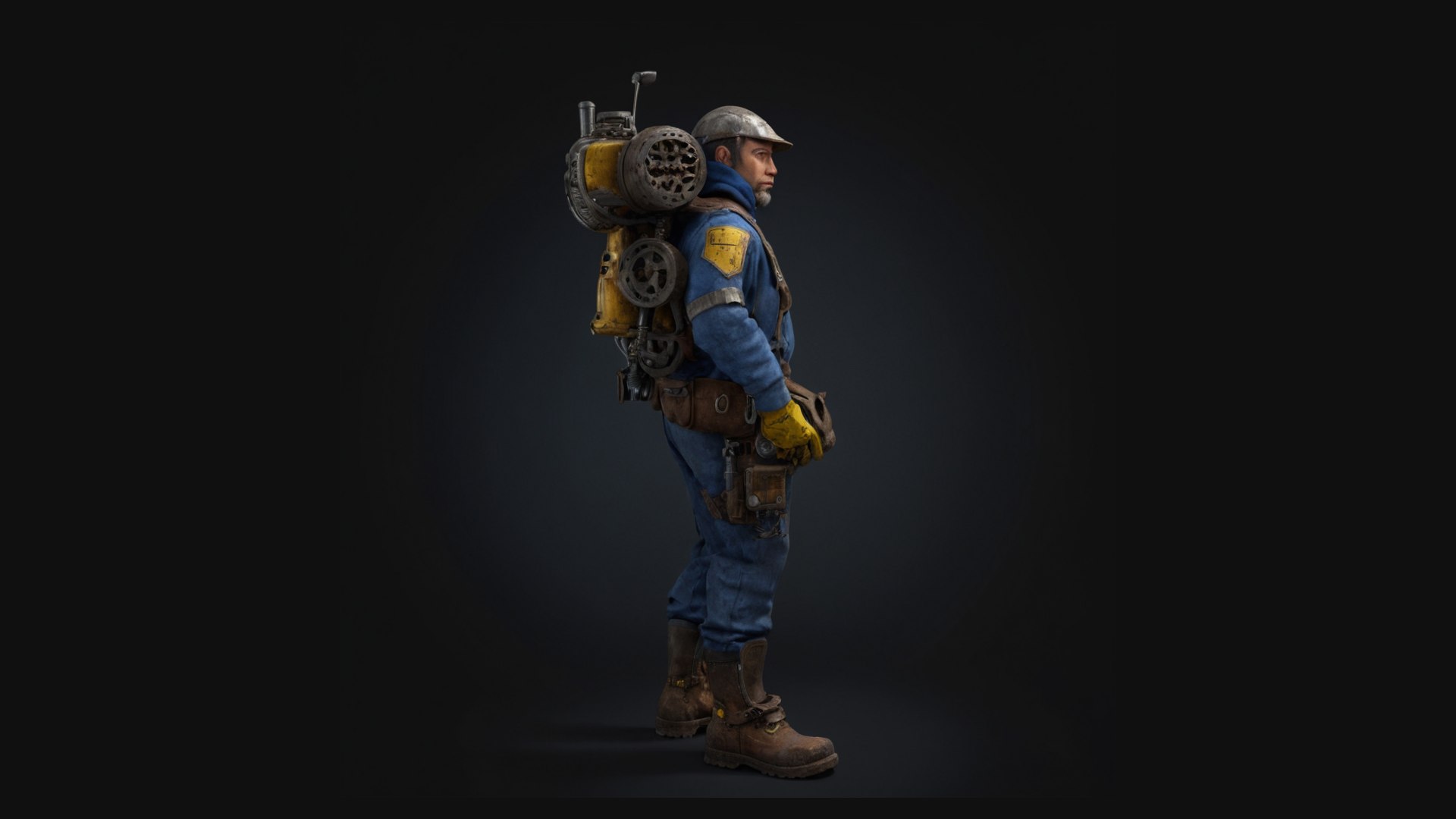 Ghostbusters Inspired Ghost Hunter - Low To Ultra Poly STL Format 3D ...