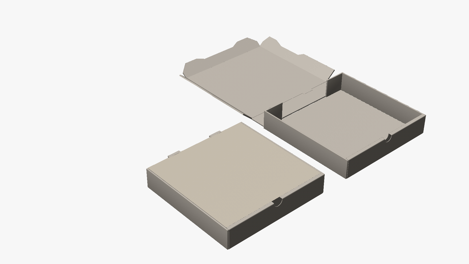 3D Pizza Box Model - TurboSquid 1889184