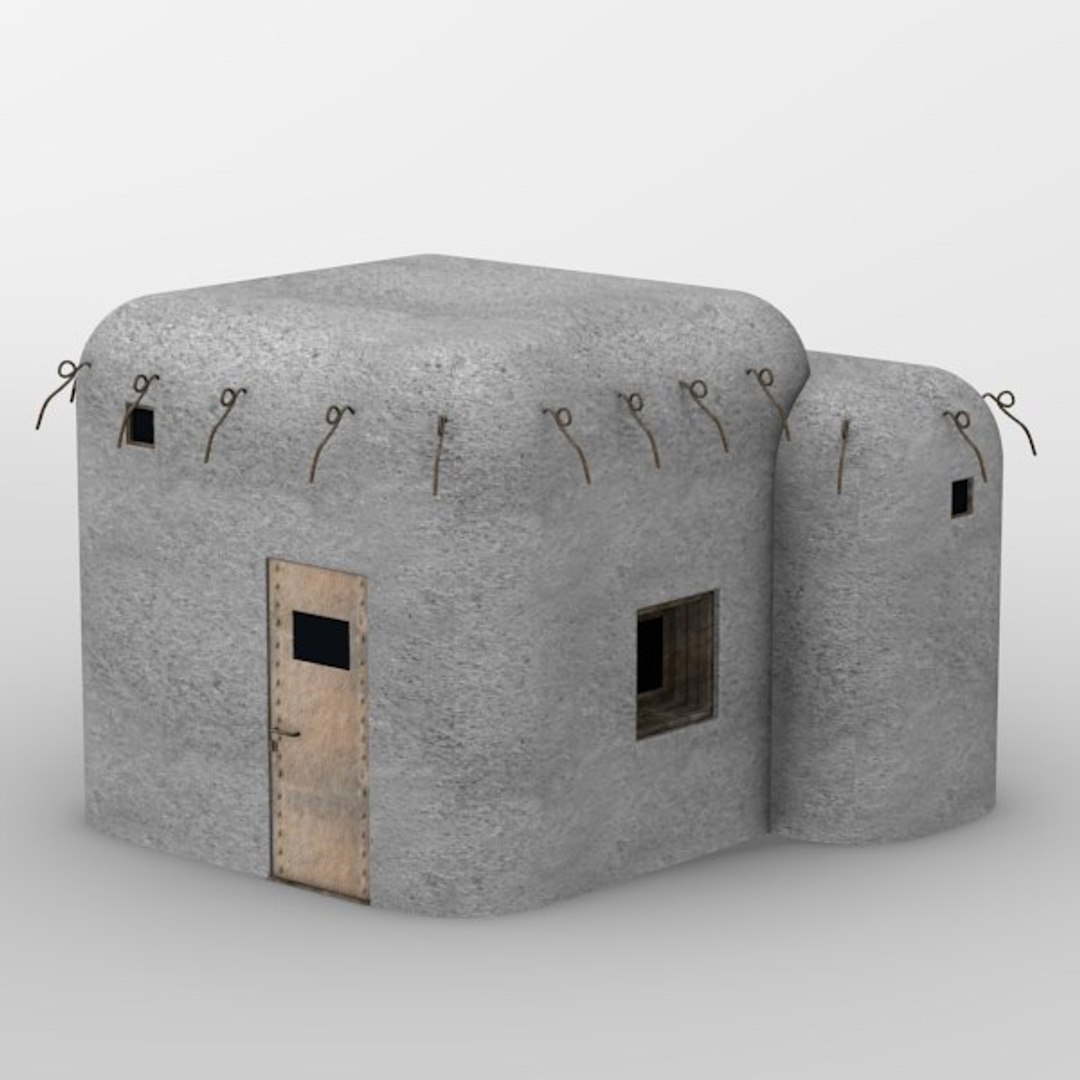 Bunkers Military 3d Model