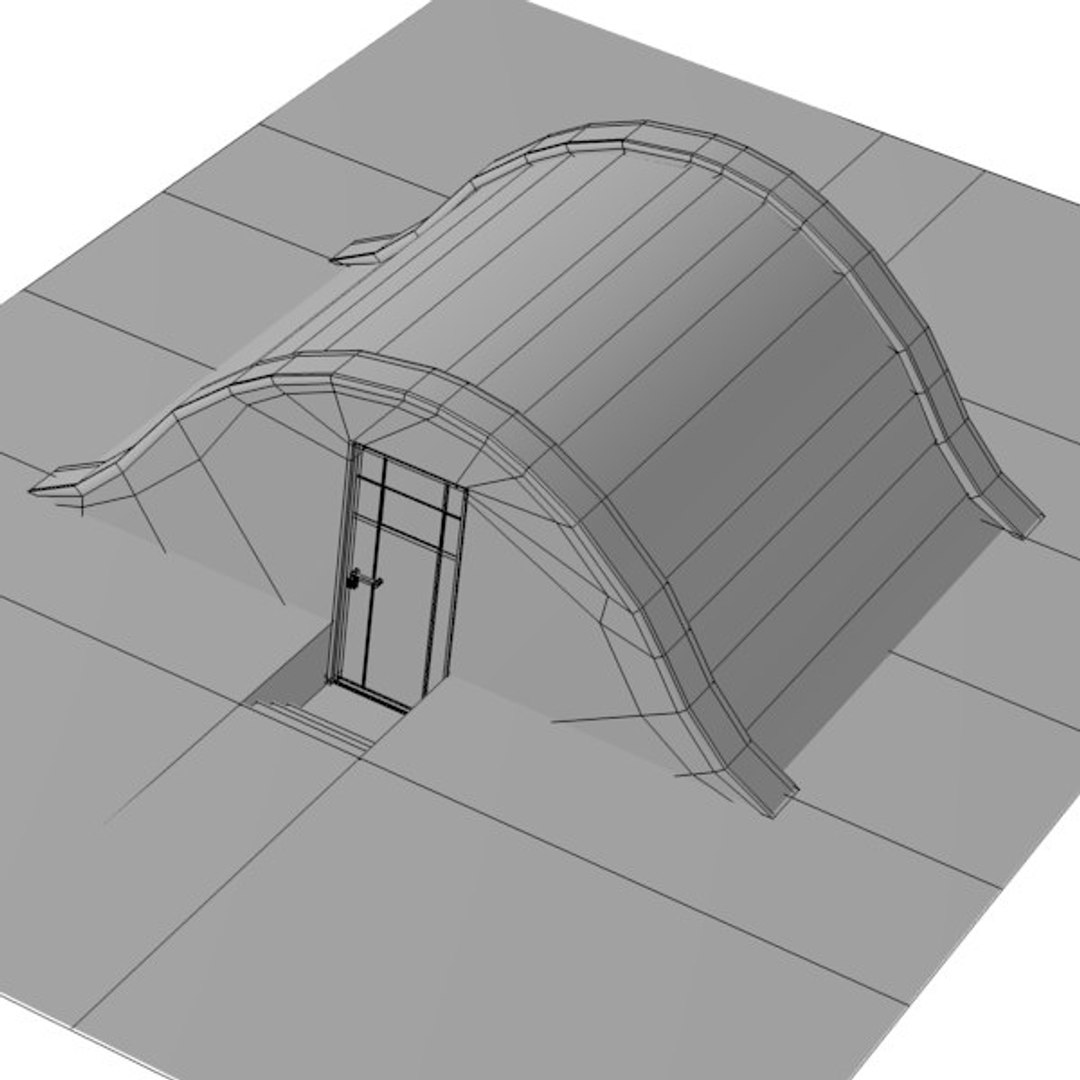 Bunkers Military 3d Model