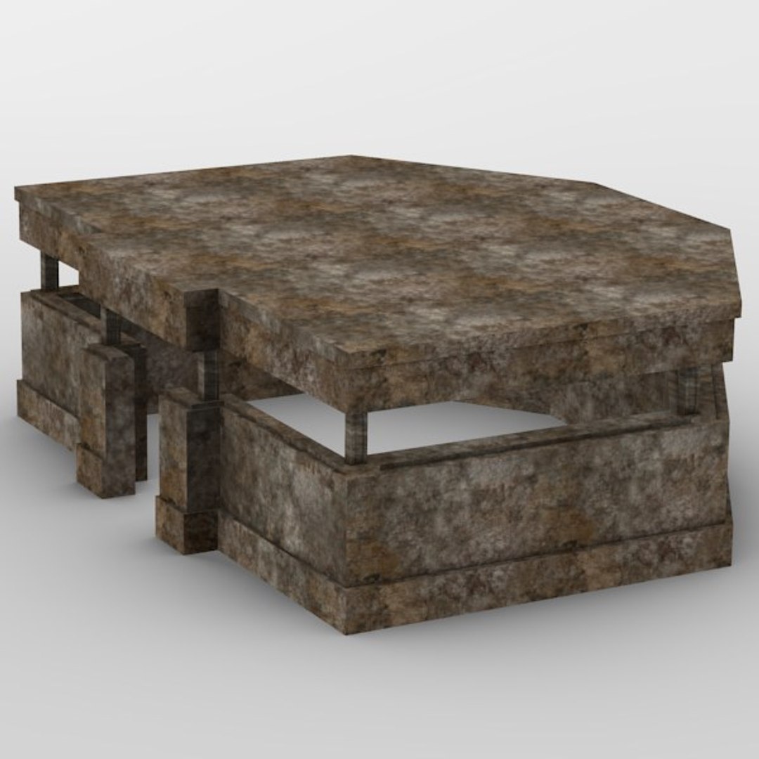 Bunkers Military 3d Model