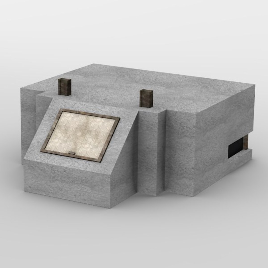 Bunkers Military 3d Model