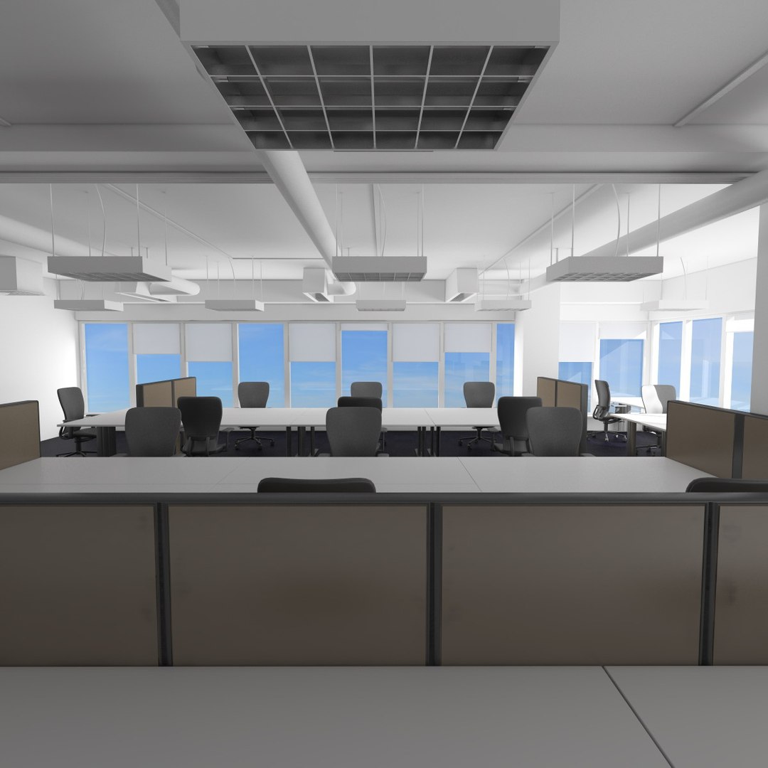 3d Office Design Model