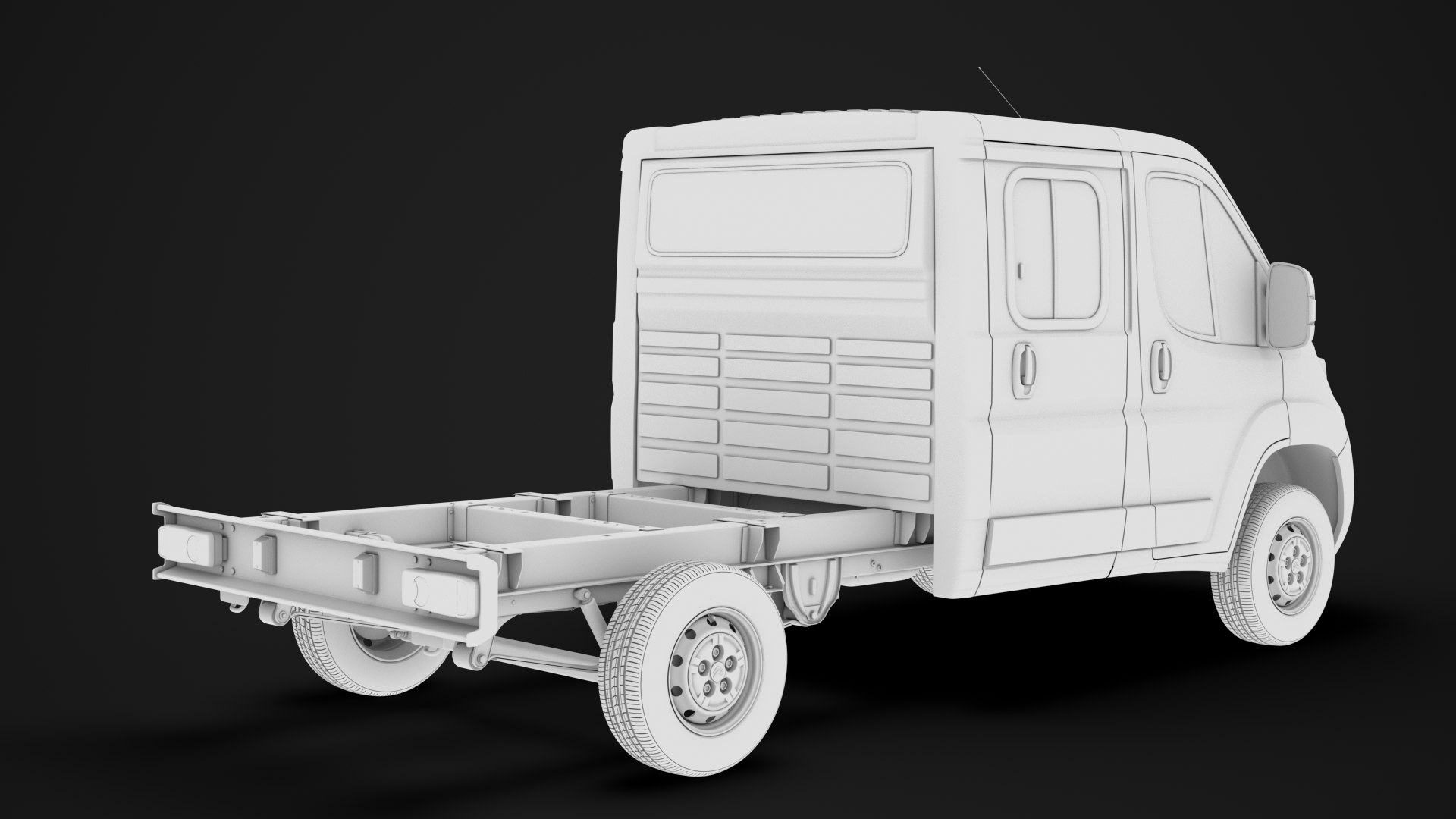 3D citroen jumper relay chassis model - TurboSquid 1451901