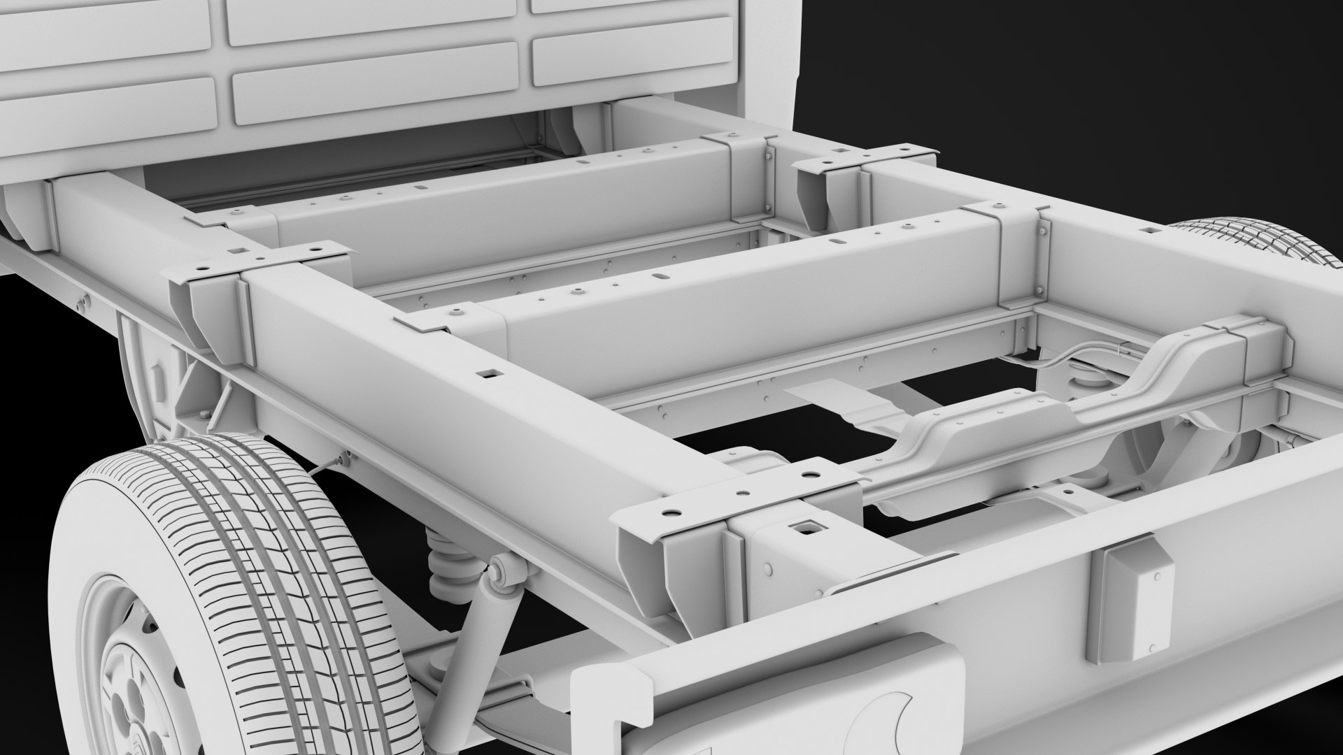 3D citroen jumper relay chassis model - TurboSquid 1451901
