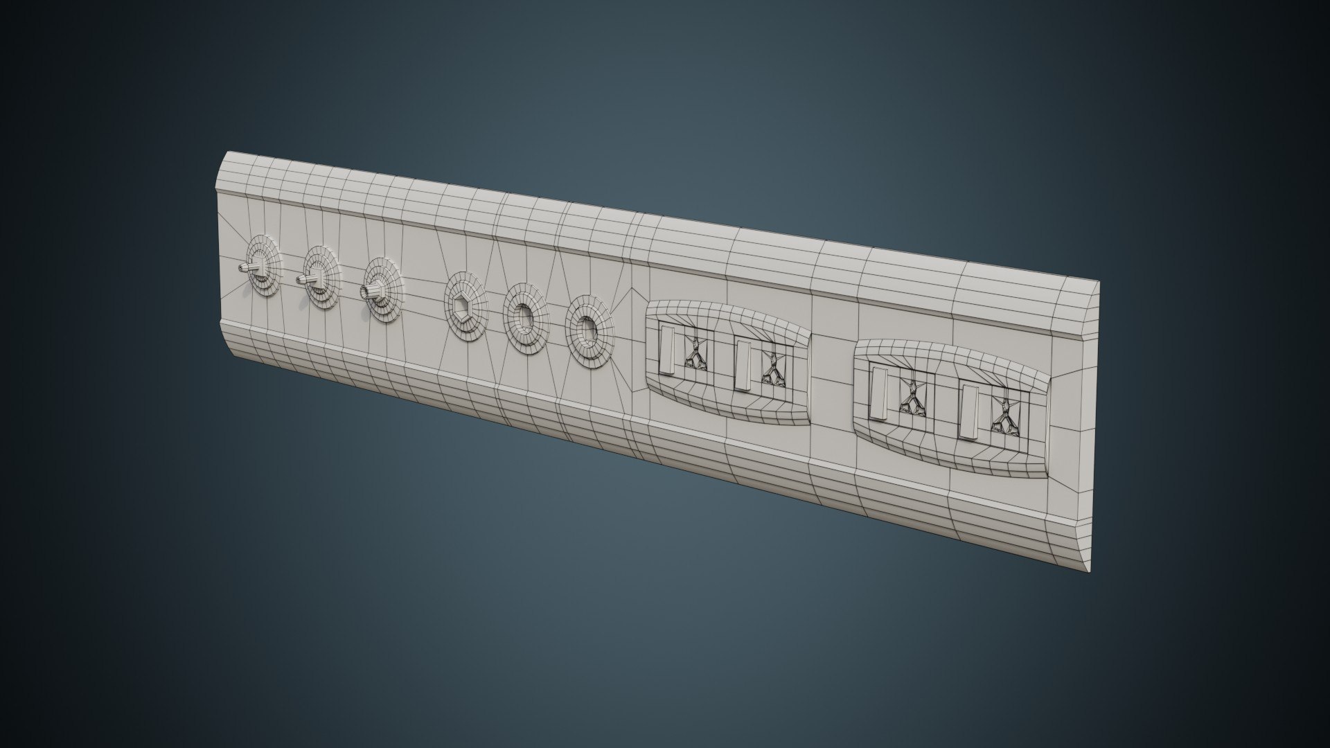 3D Bed Head Panel 1 Basic Model - TurboSquid 2053550