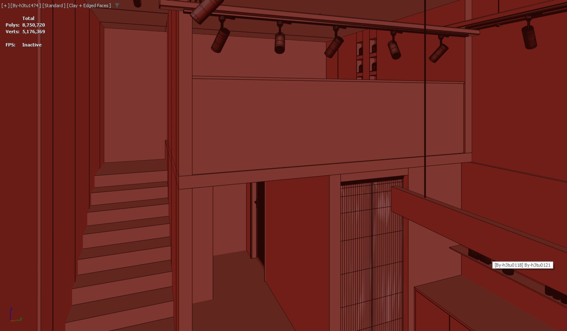 Modern Coffee Shop Interior1 Model - TurboSquid 2240708