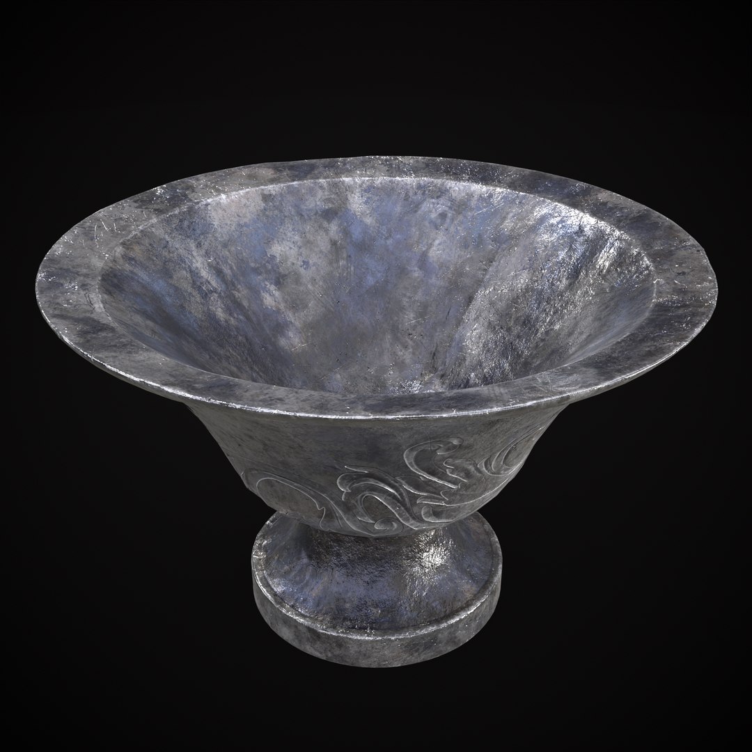 3D Small Iron Goblet Model - TurboSquid 2092311