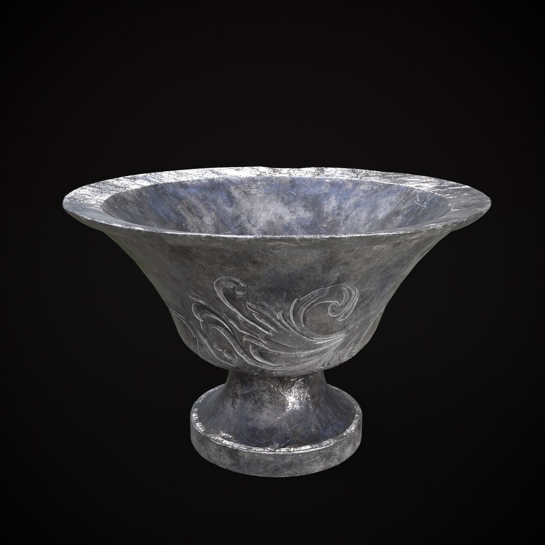 3D Small Iron Goblet Model - TurboSquid 2092311