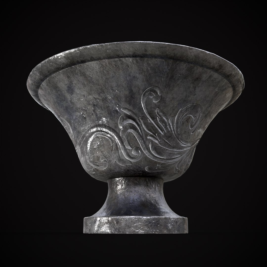 3D Small Iron Goblet Model - TurboSquid 2092311