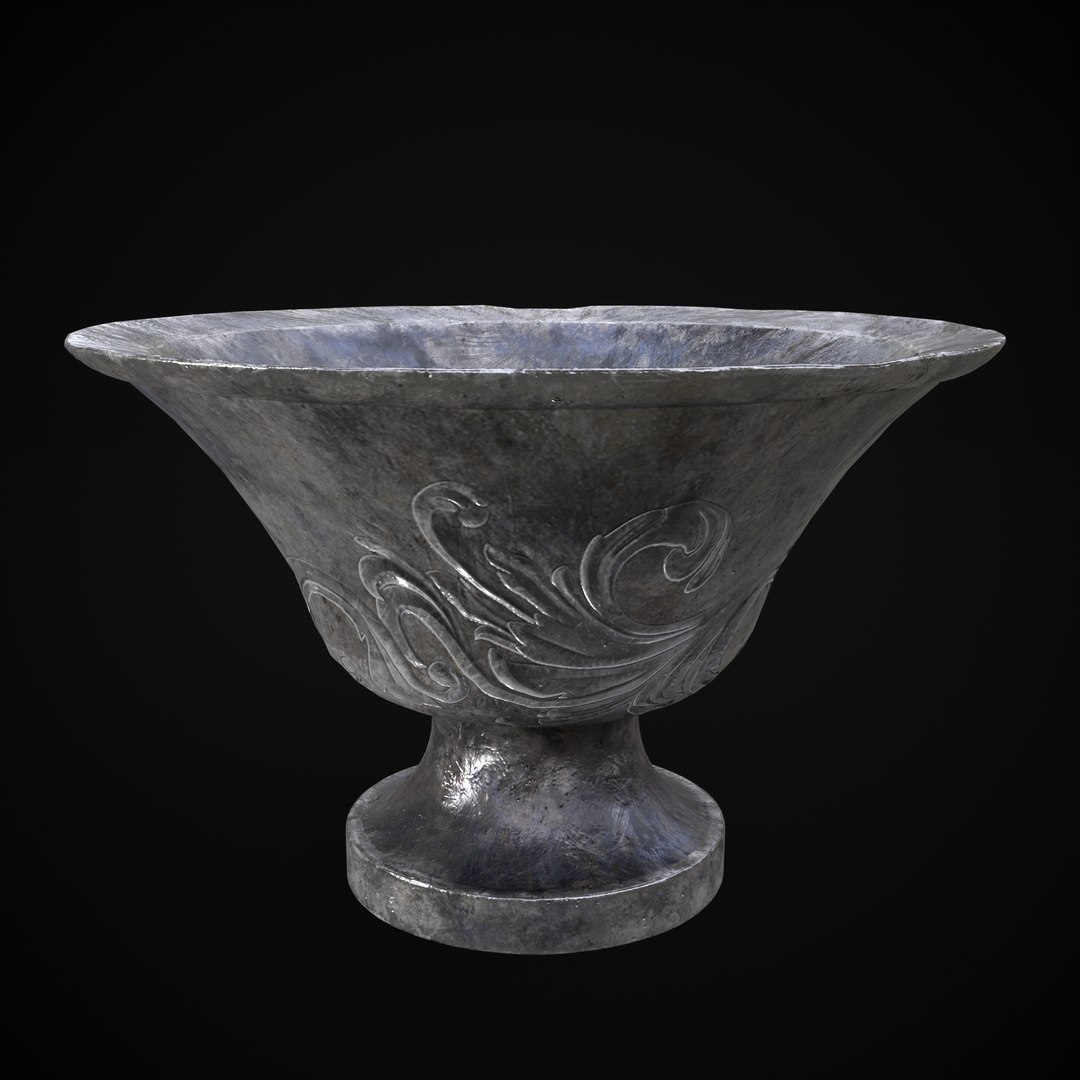 3D Small Iron Goblet Model - TurboSquid 2092311