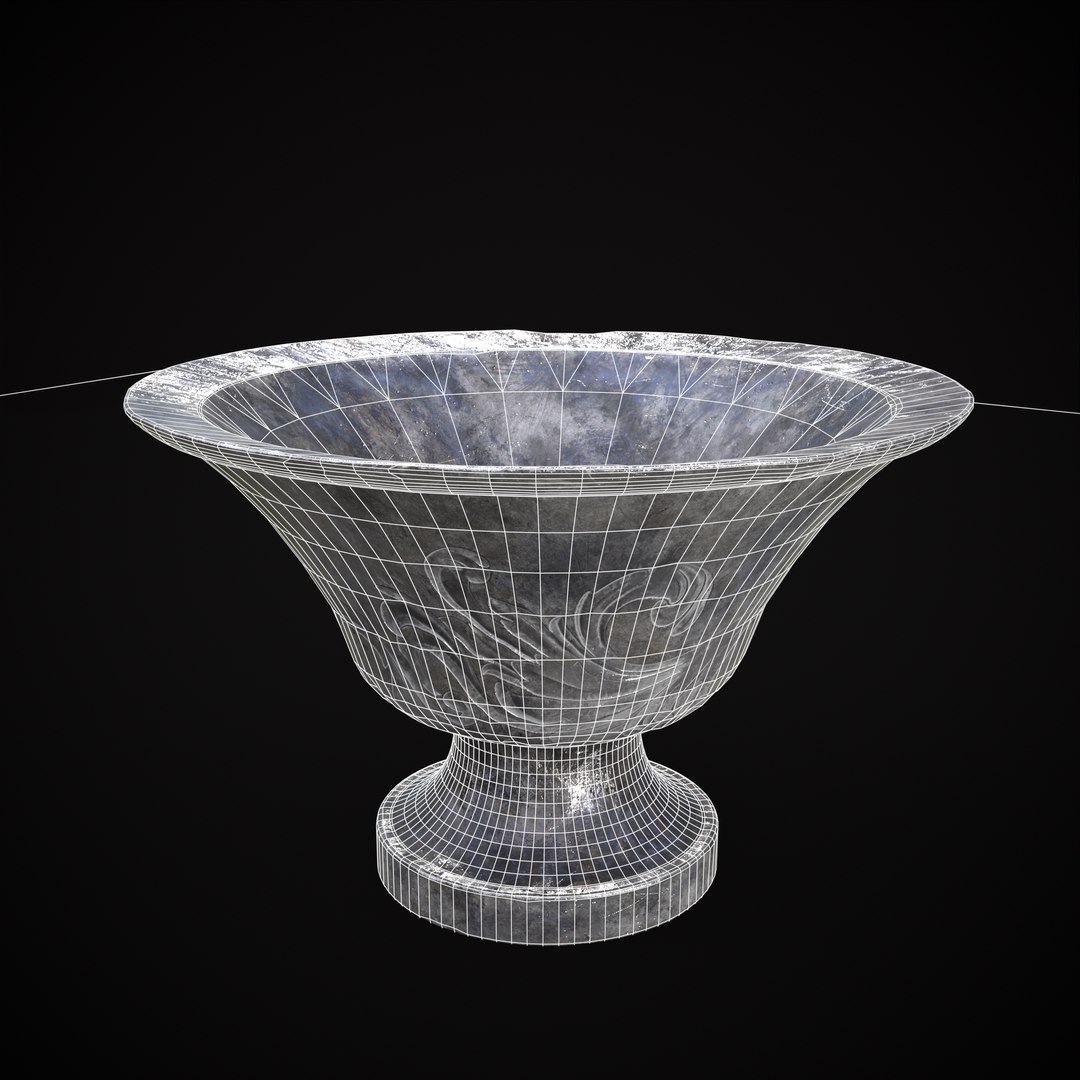 3D Small Iron Goblet Model - TurboSquid 2092311