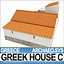 ancient greek house c 3d model