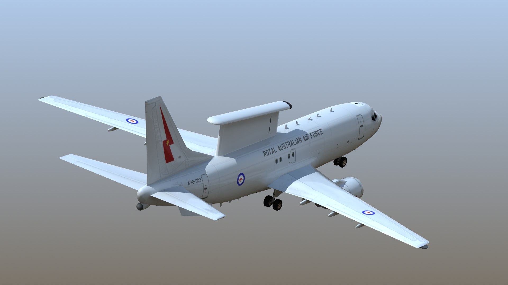 E-7a Wedgetail Model - TurboSquid 1652407