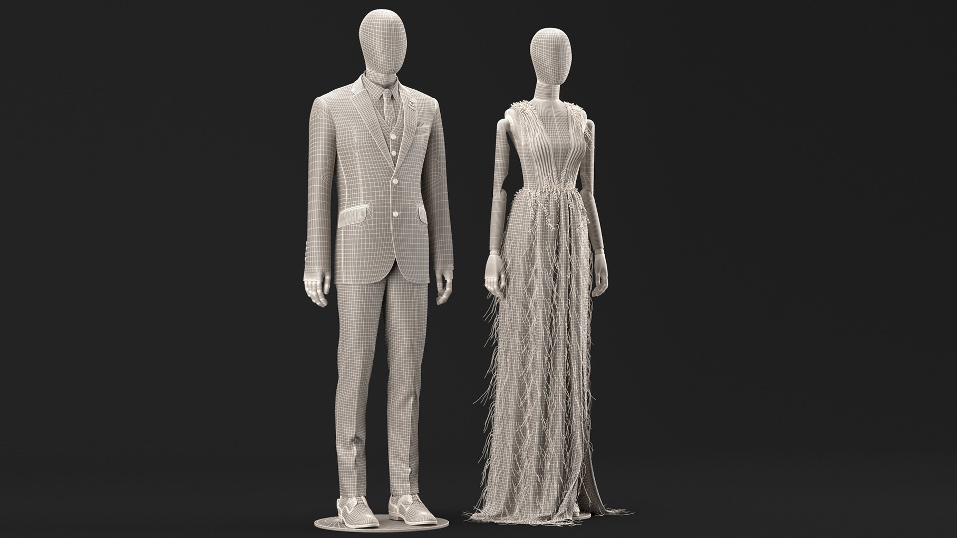 3D Mannequin Set 03 - TurboSquid 2088824