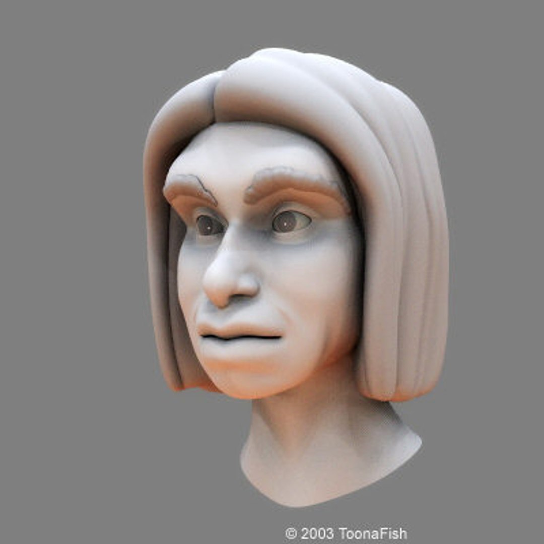 3d head neanderthal model