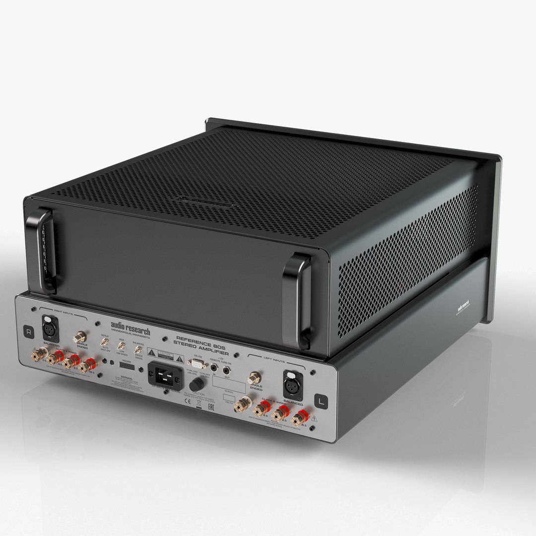 3D model Audio Research Reference 80S black - TurboSquid 2007920