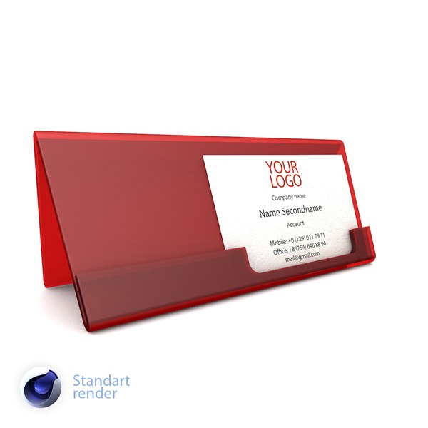 Business card 3D model - TurboSquid 1259522