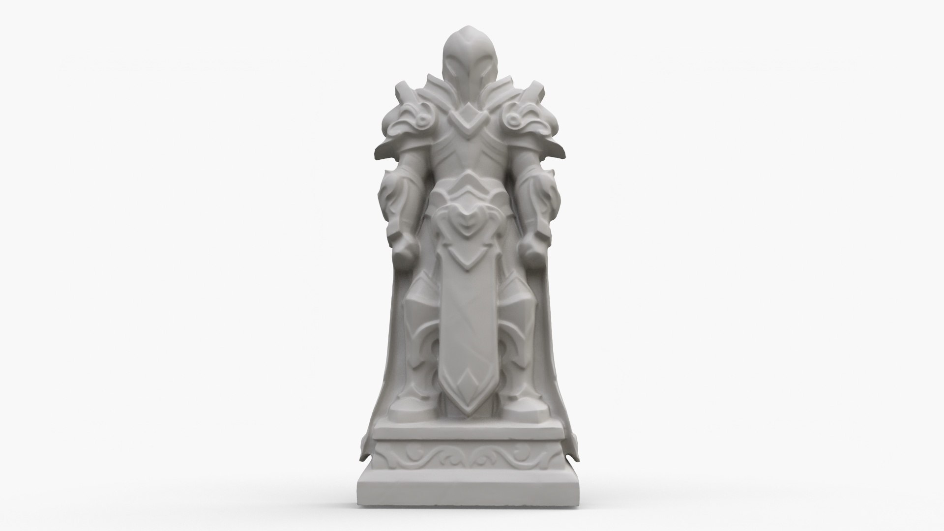 Collection 4 Medieval Armor Sculptures 3D Model - TurboSquid 2278404