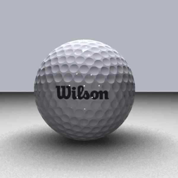 golf ball 3d model