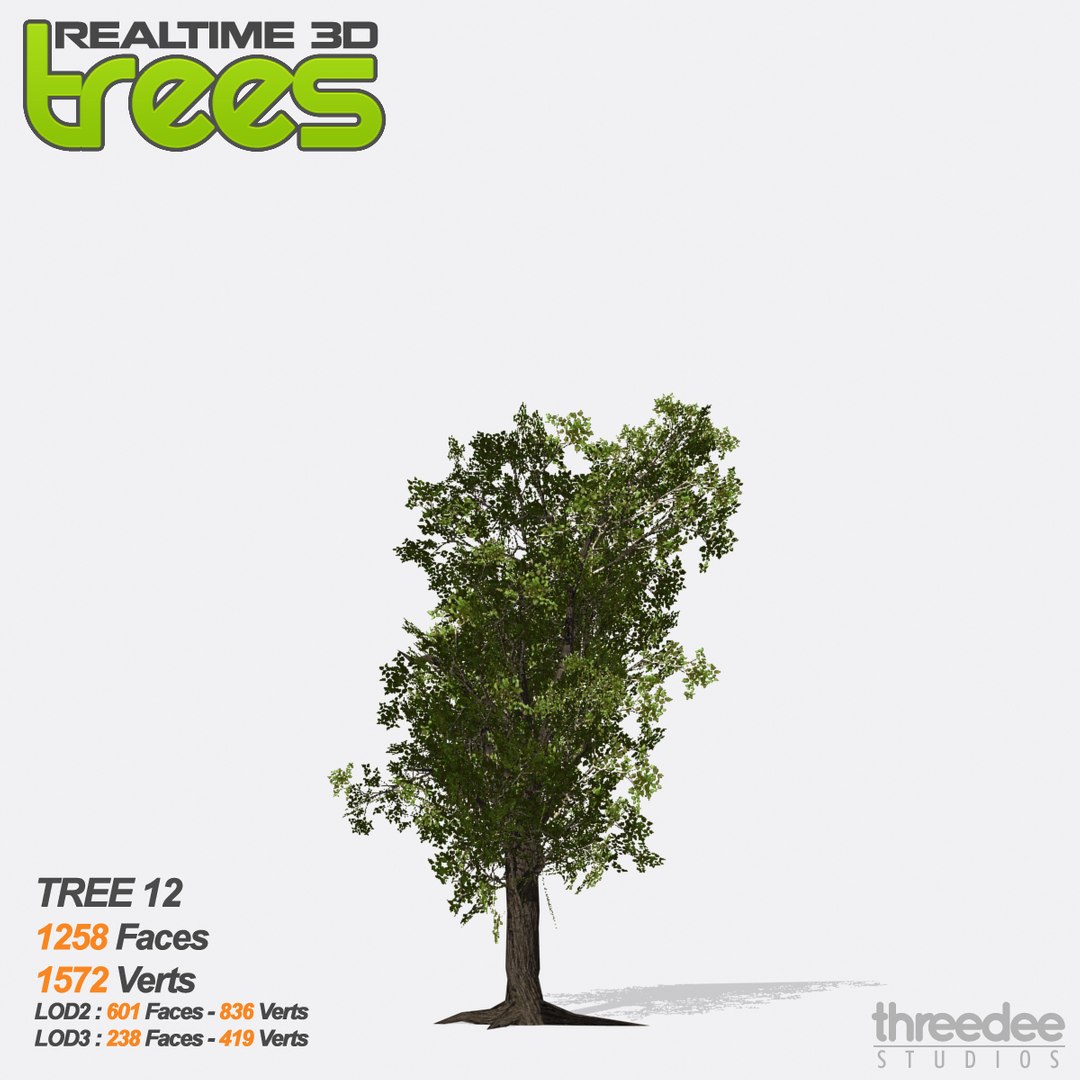 Realtime Trees V2 - 3d Model