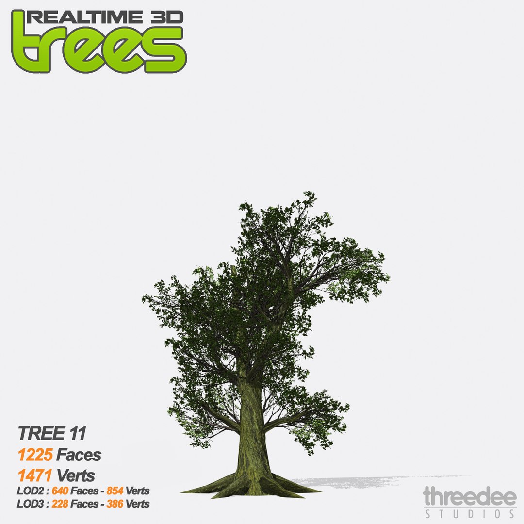 Realtime Trees V2 - 3d Model