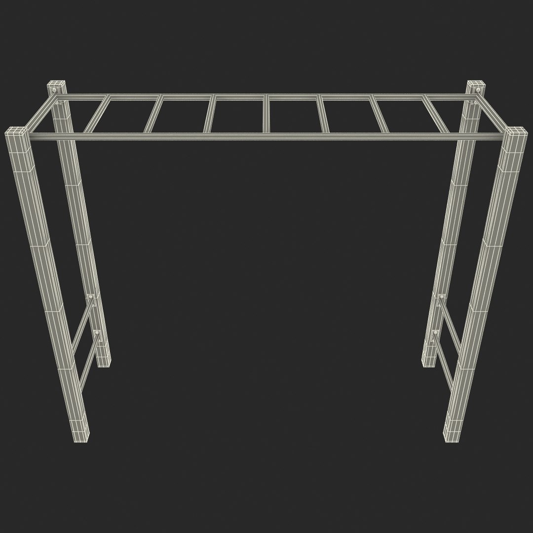3d Outdoor Monkey Bars Model