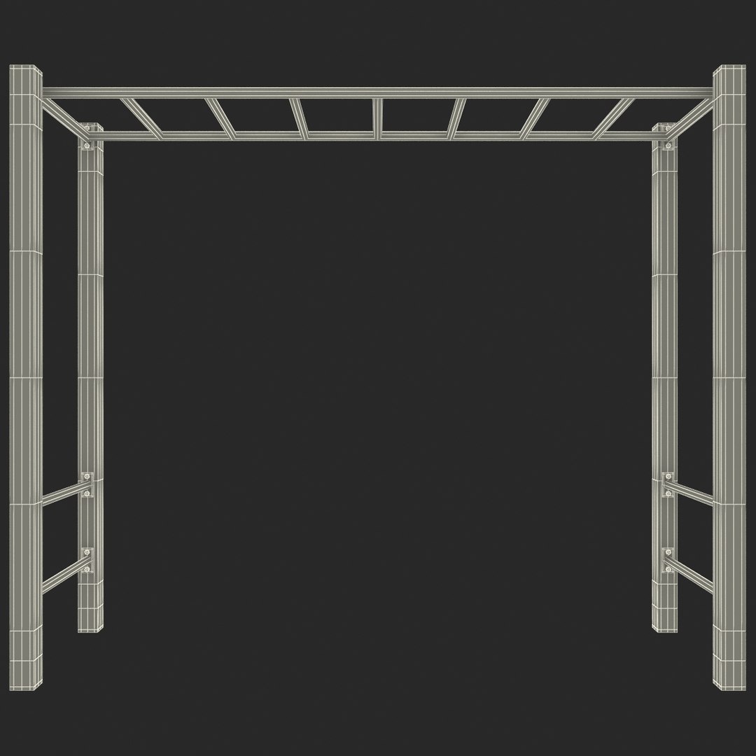 3d Outdoor Monkey Bars Model