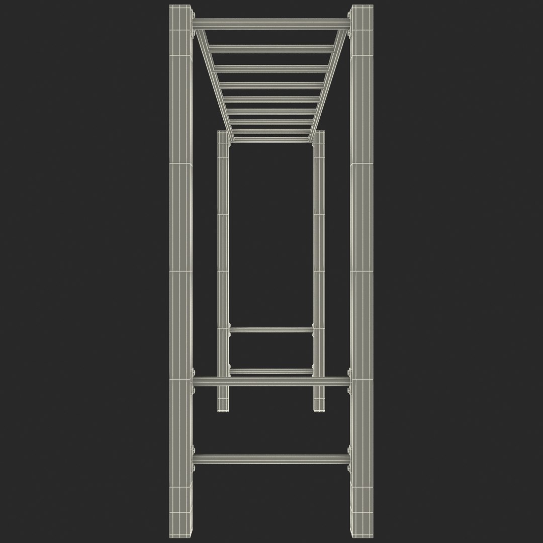 3d Outdoor Monkey Bars Model