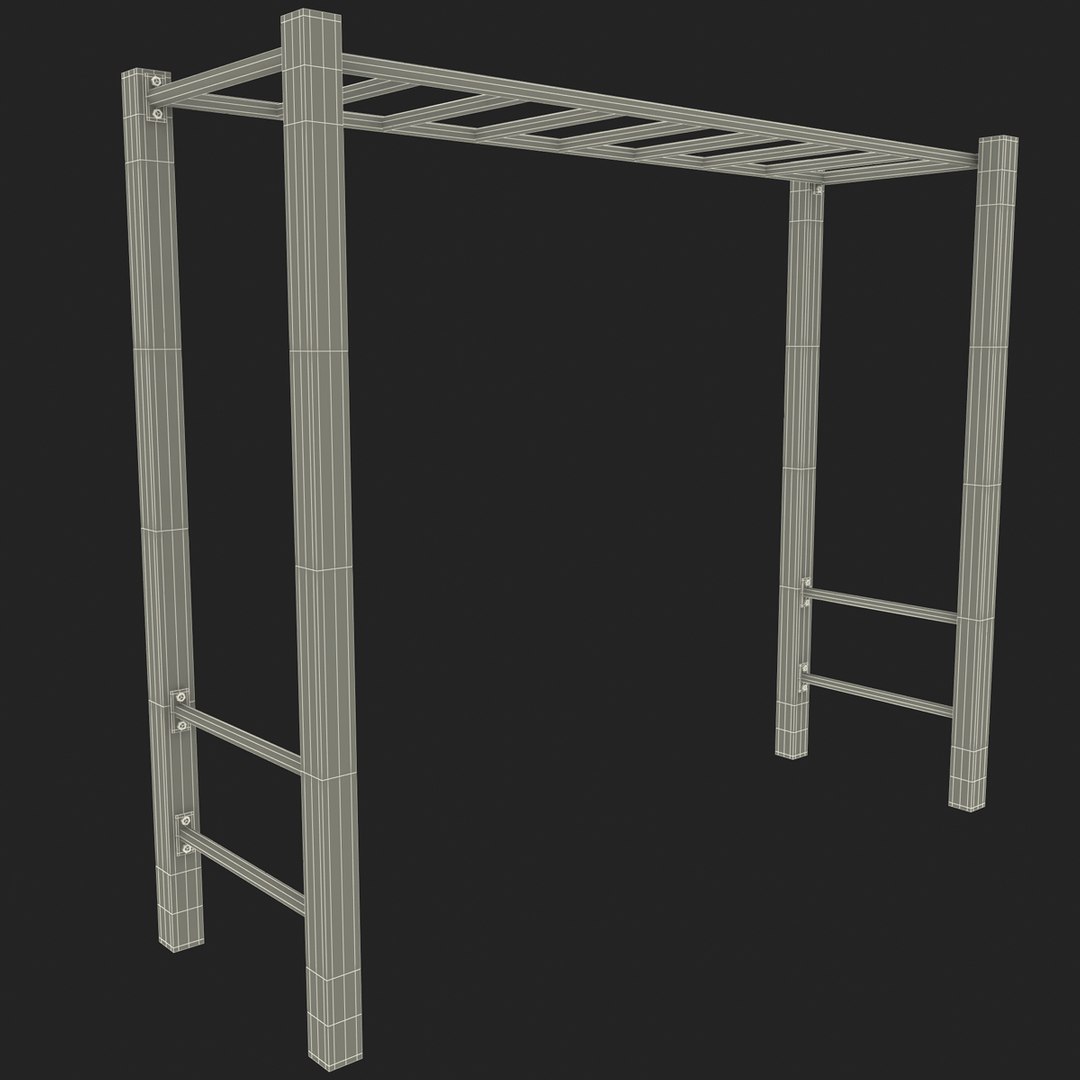 3d Outdoor Monkey Bars Model