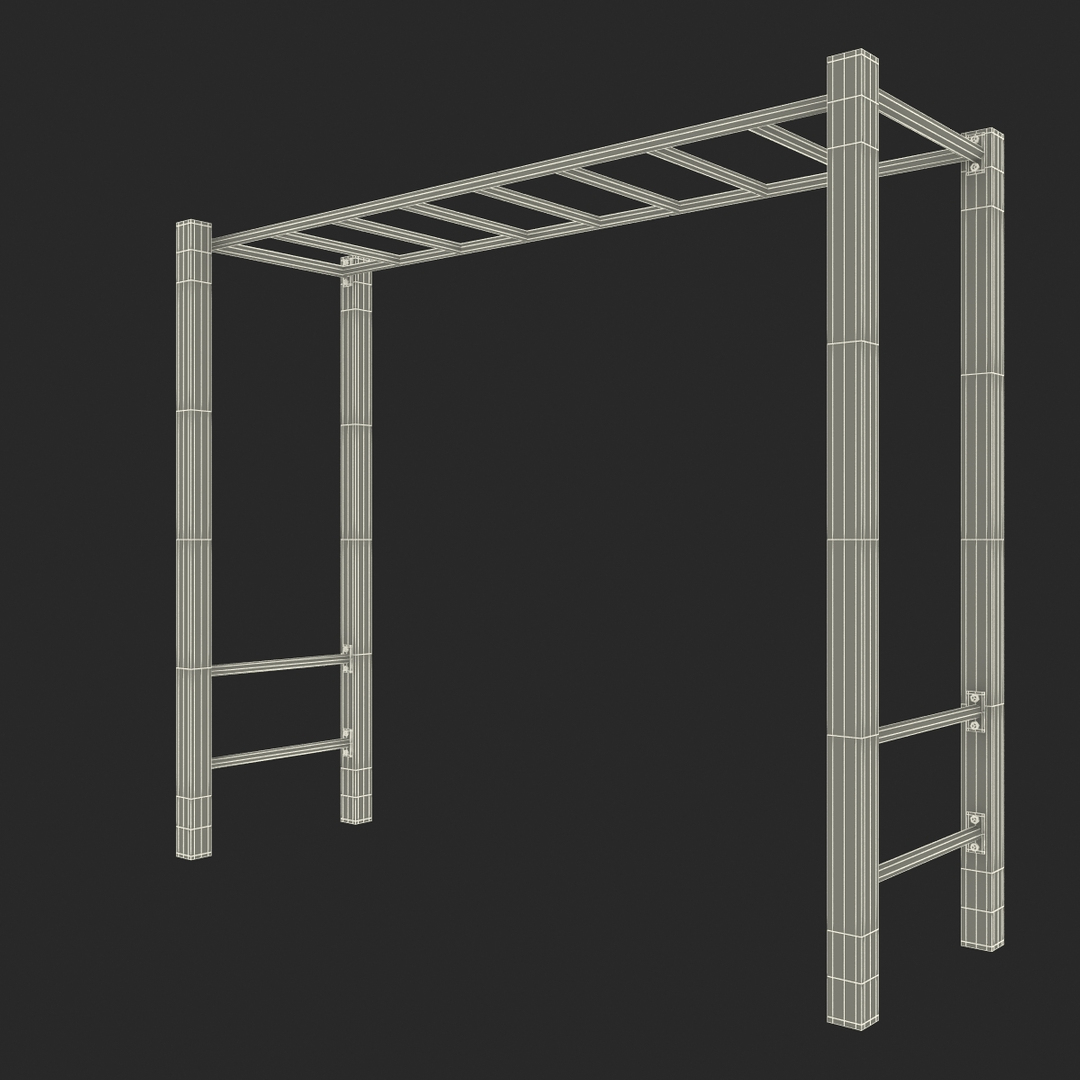 3d Outdoor Monkey Bars Model