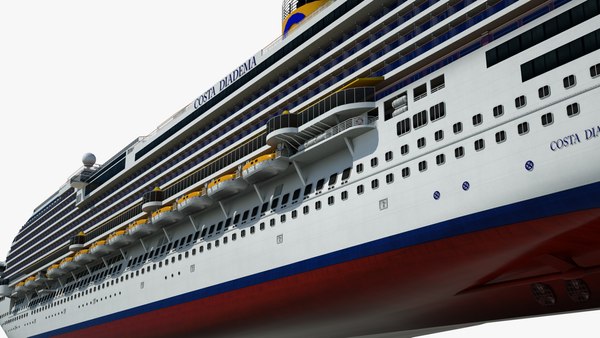 Cruise costa diadema ship 3D model - TurboSquid 1174061