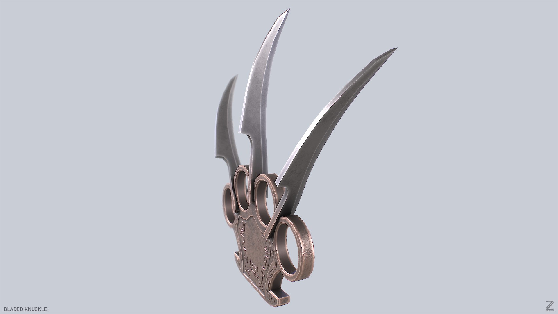 3D Model Bladed Knuckle Collection - TurboSquid 2221610