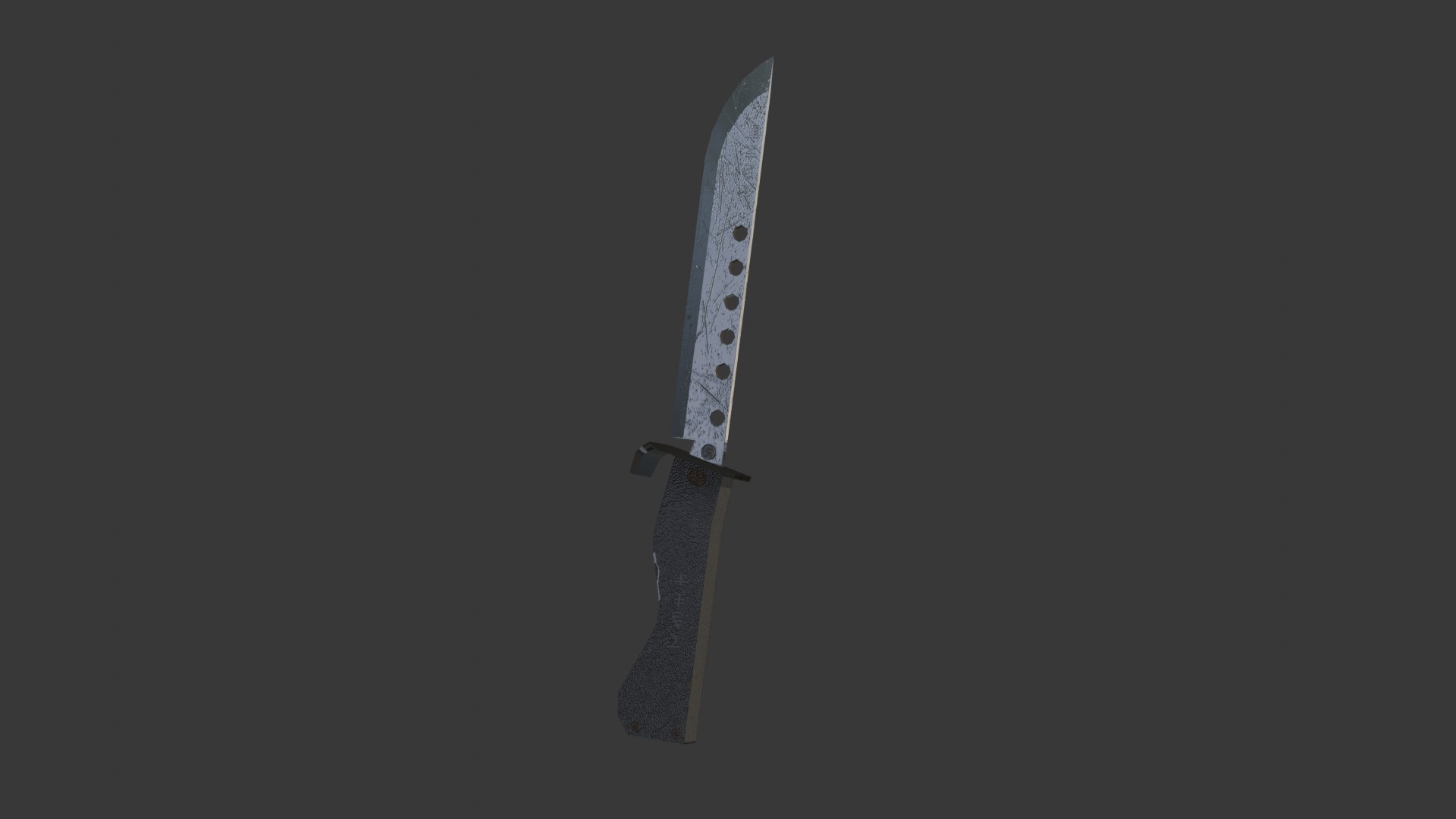 JAPANESE LOWPOLY DAMAGED KNIFE Model - TurboSquid 2395810
