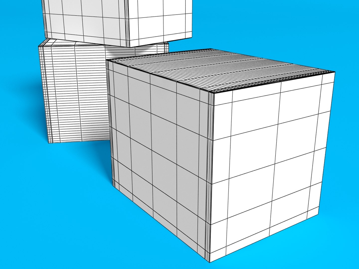 boxes 3d model