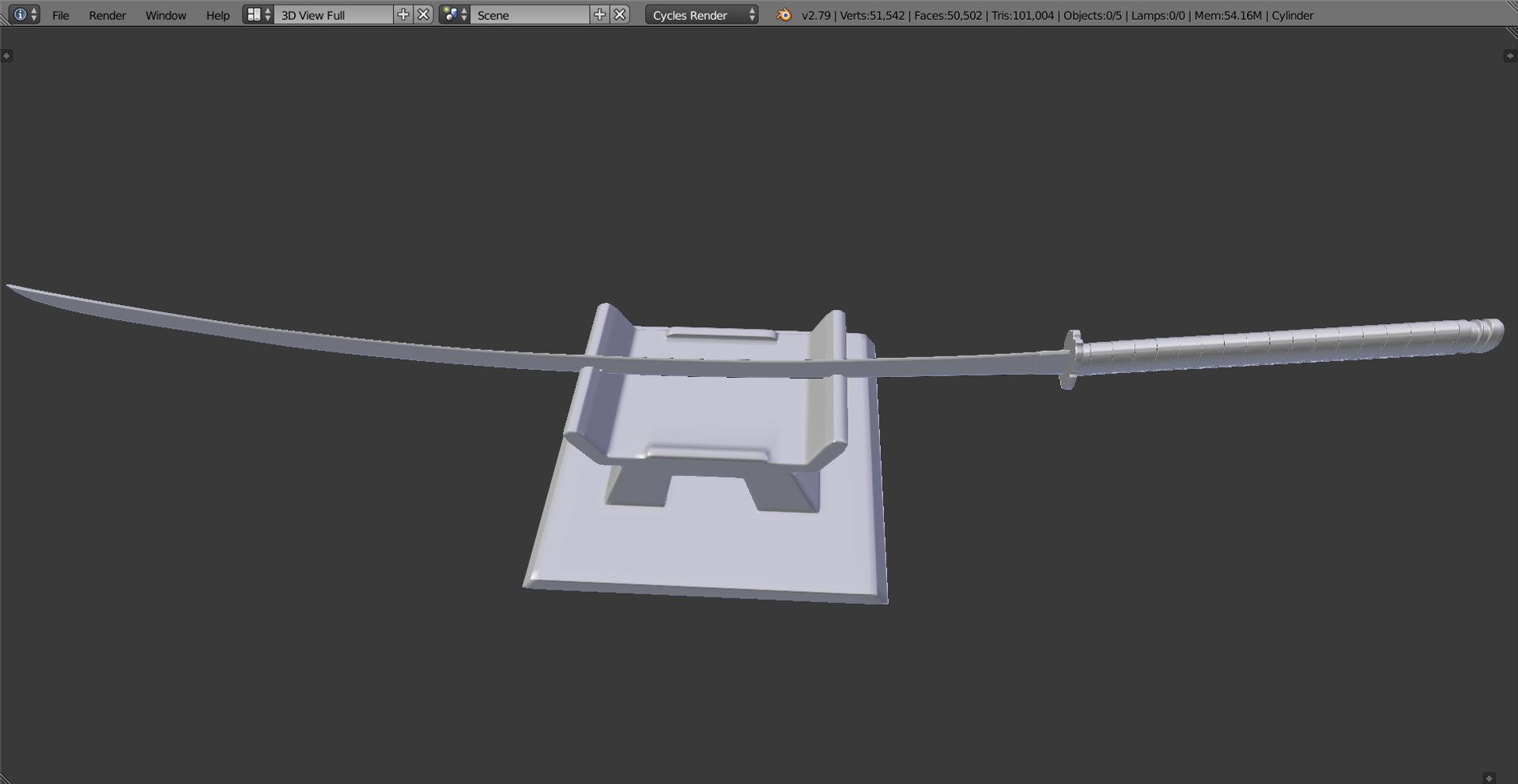 3D Model Samurai Odachi - TurboSquid 1327783