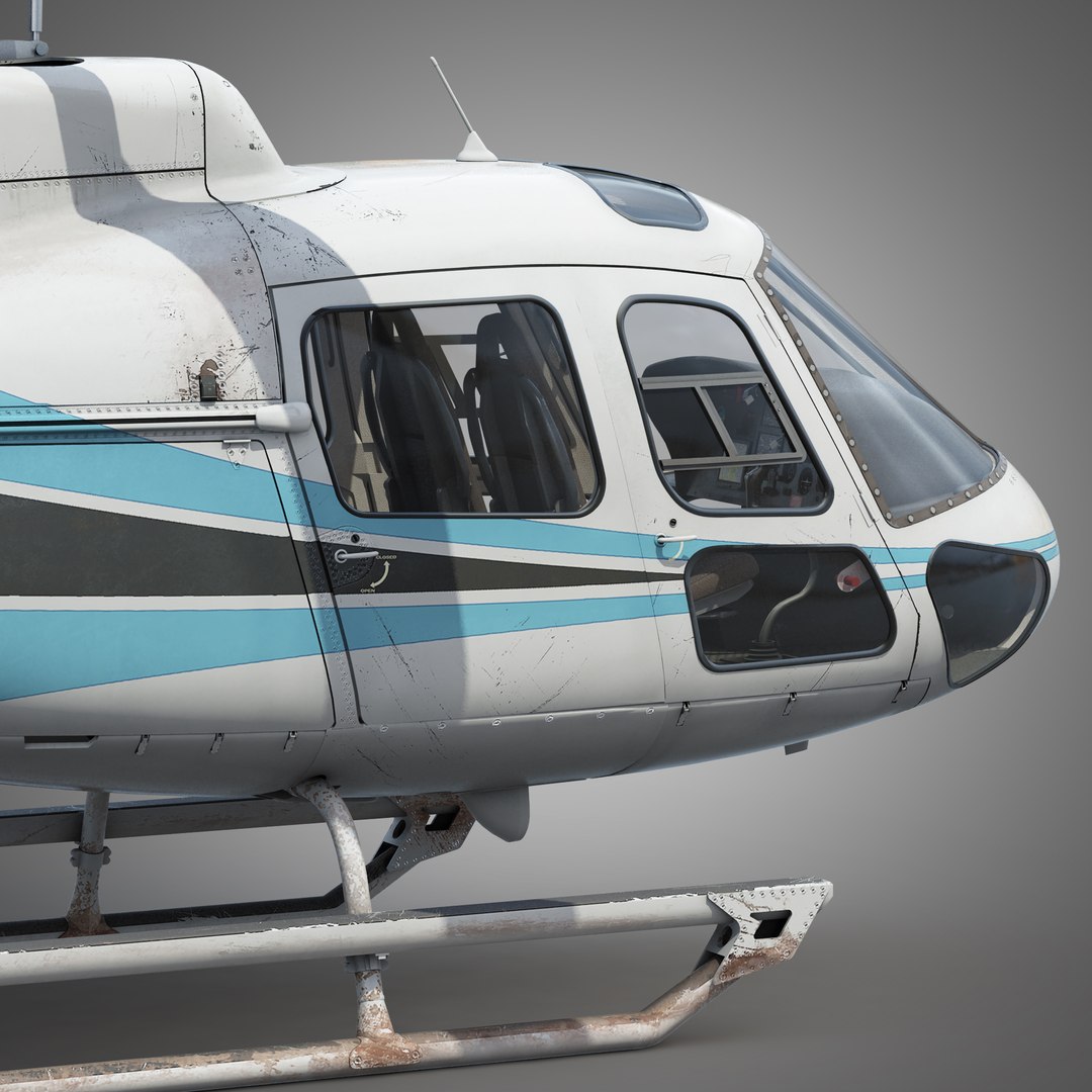 eurocopter h125 3d model