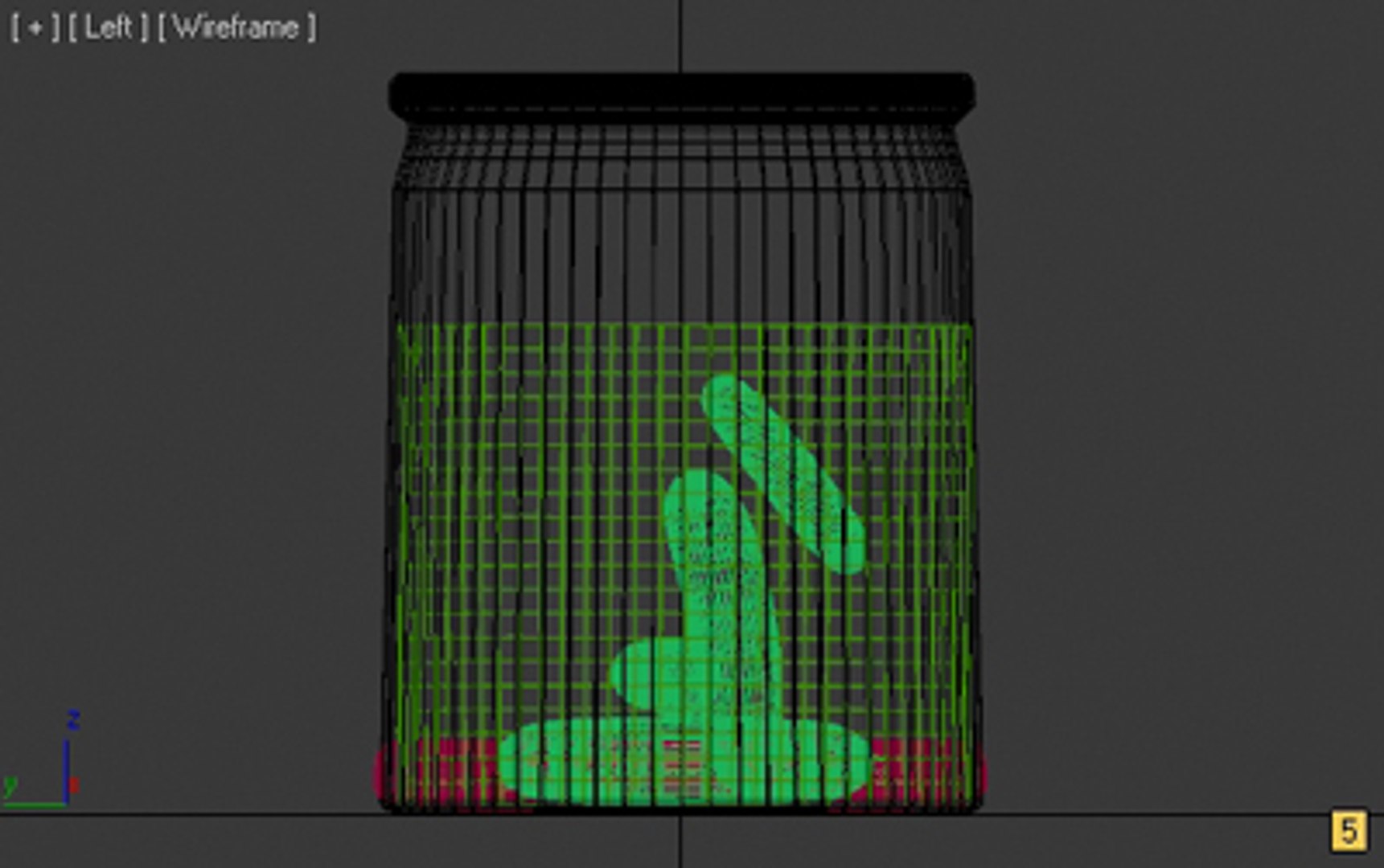 Glass Jar Pickles 3d Model