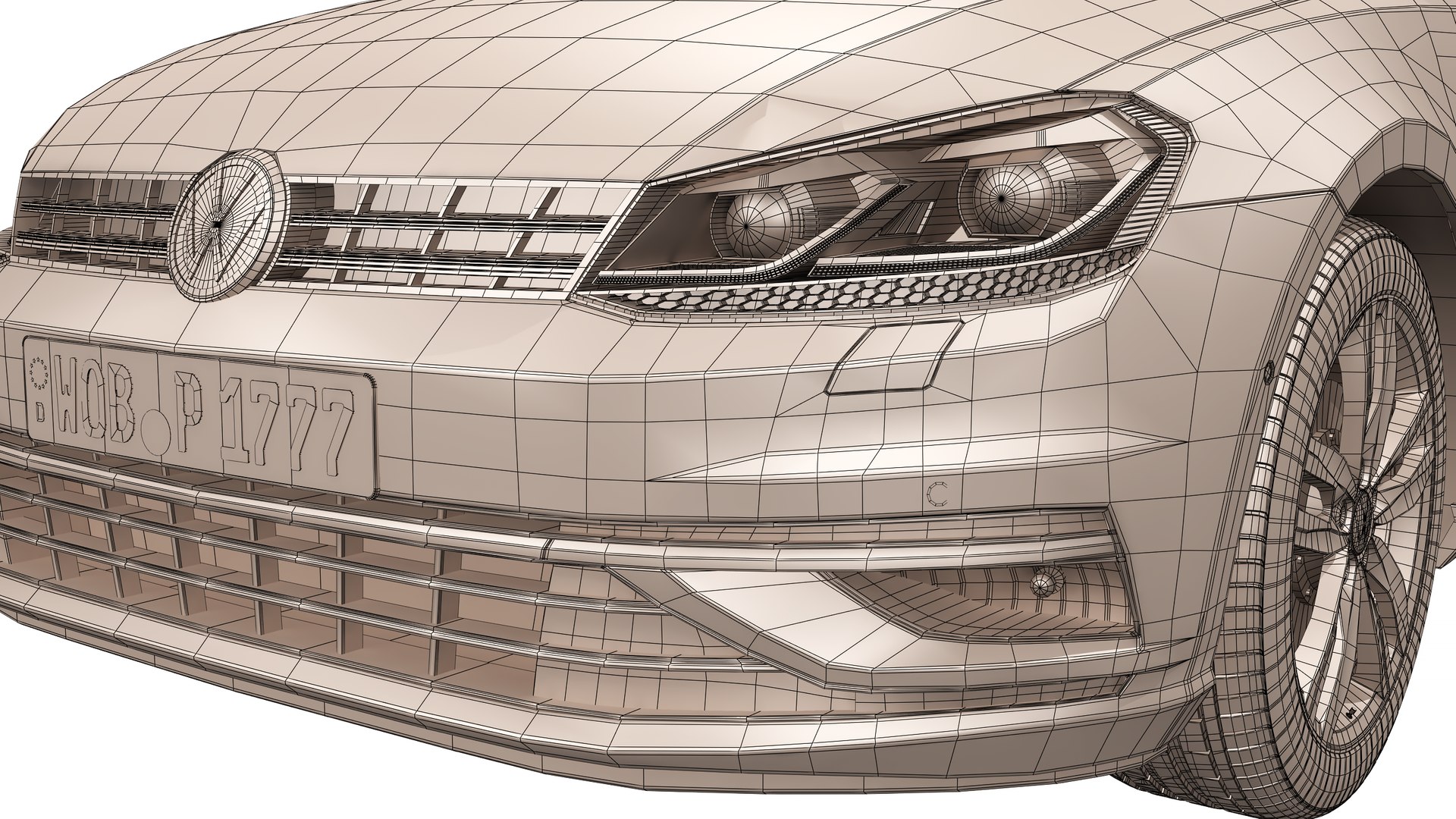 Volkswagen Car 3D - TurboSquid 1157376