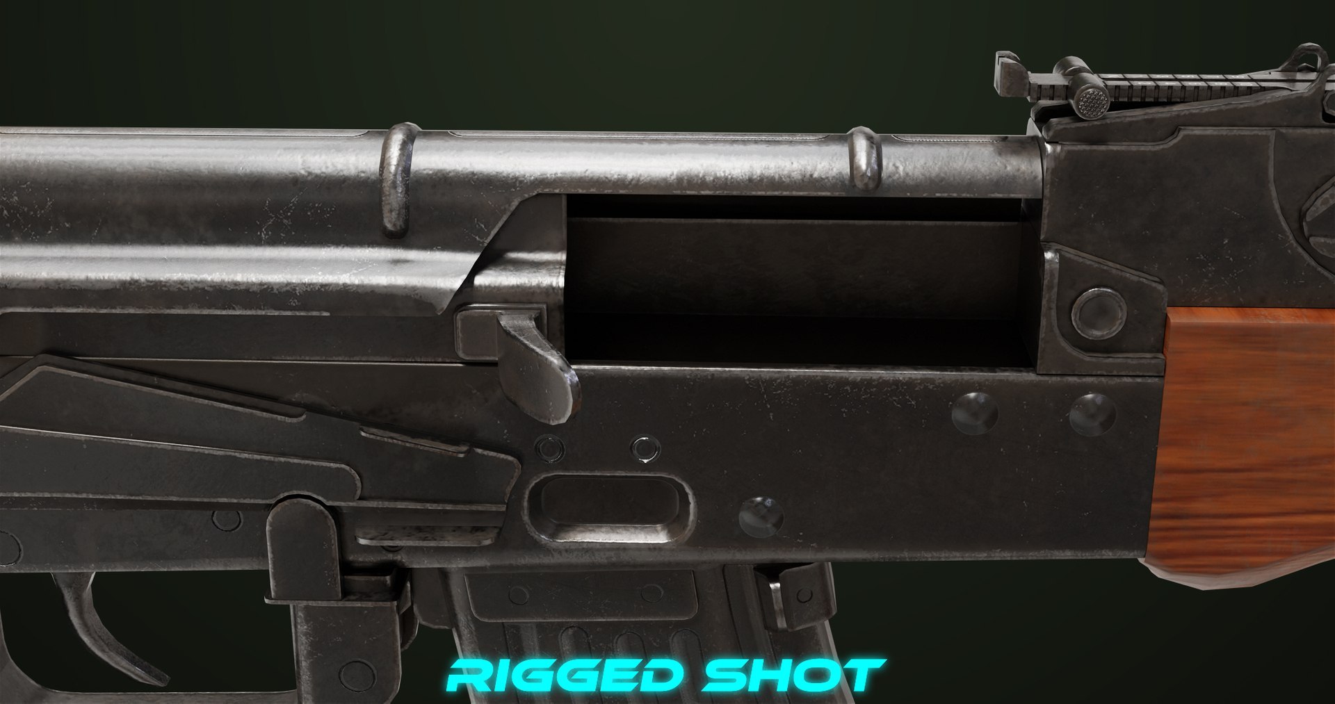 4 Assault Rifle All PBR Unity UE Textures 3D Model - TurboSquid 2287682