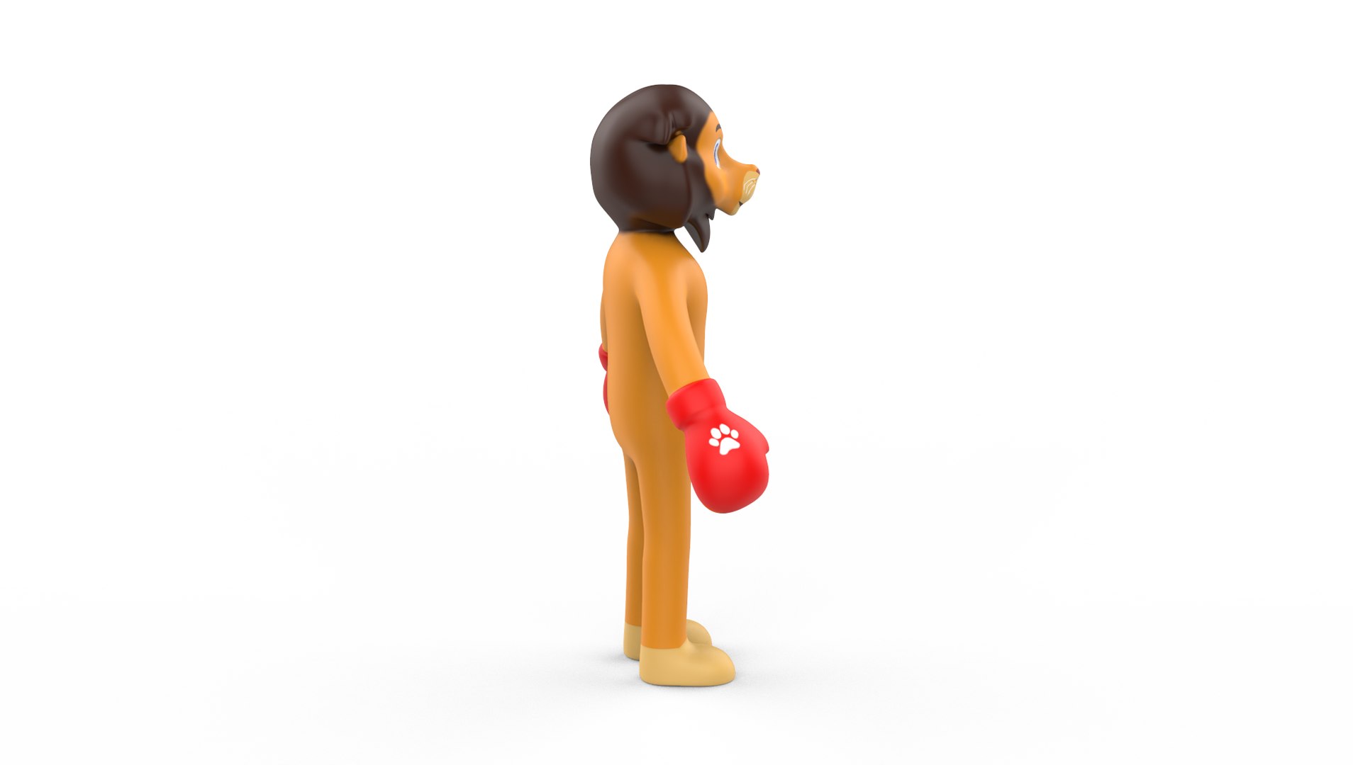 3D Boxing Lion Animal Animated Model - TurboSquid 2165918