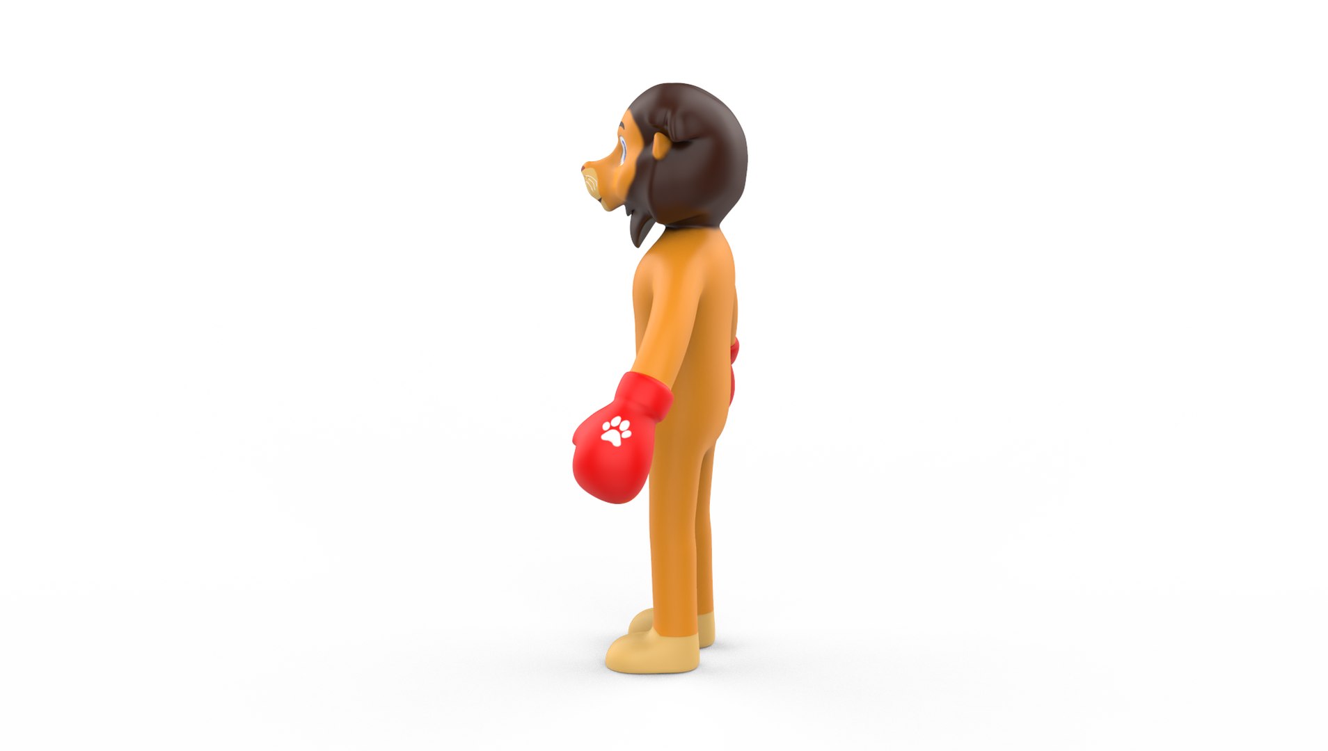 3D Boxing Lion Animal Animated Model - TurboSquid 2165918