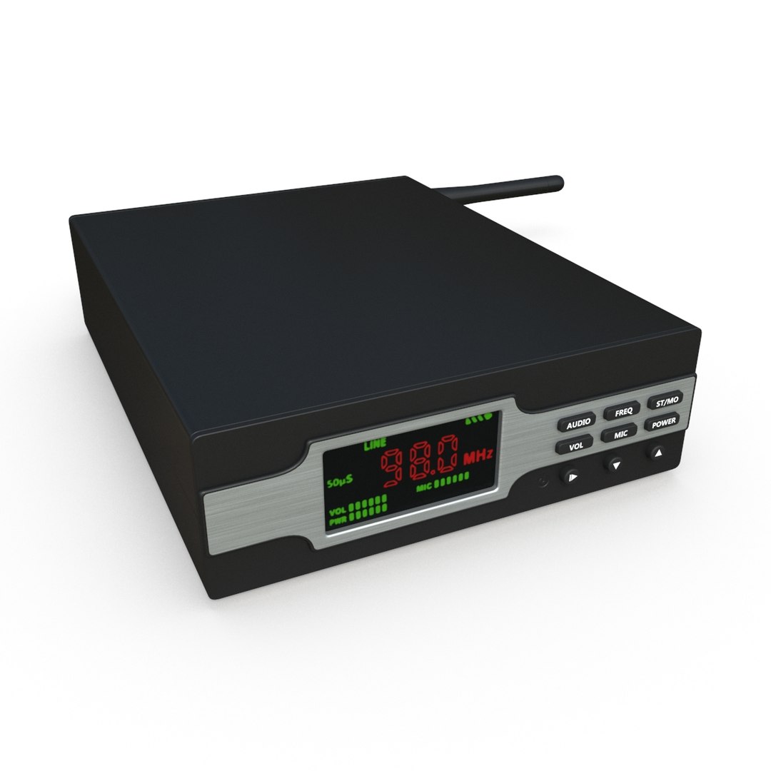 Fm Transmitter Radio Broadcaster Model - TurboSquid 1665441