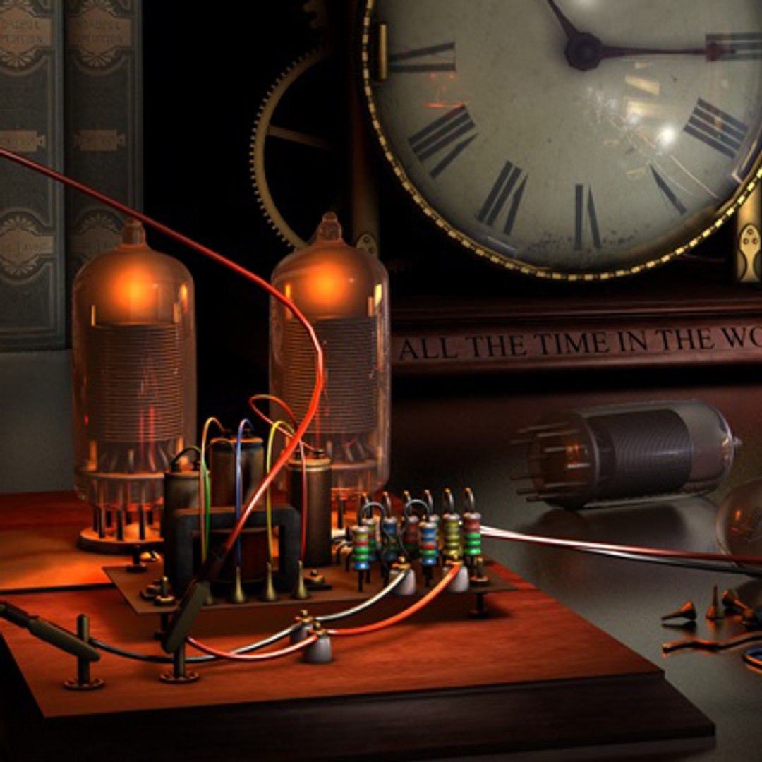 Vacuum Tube 3d Model