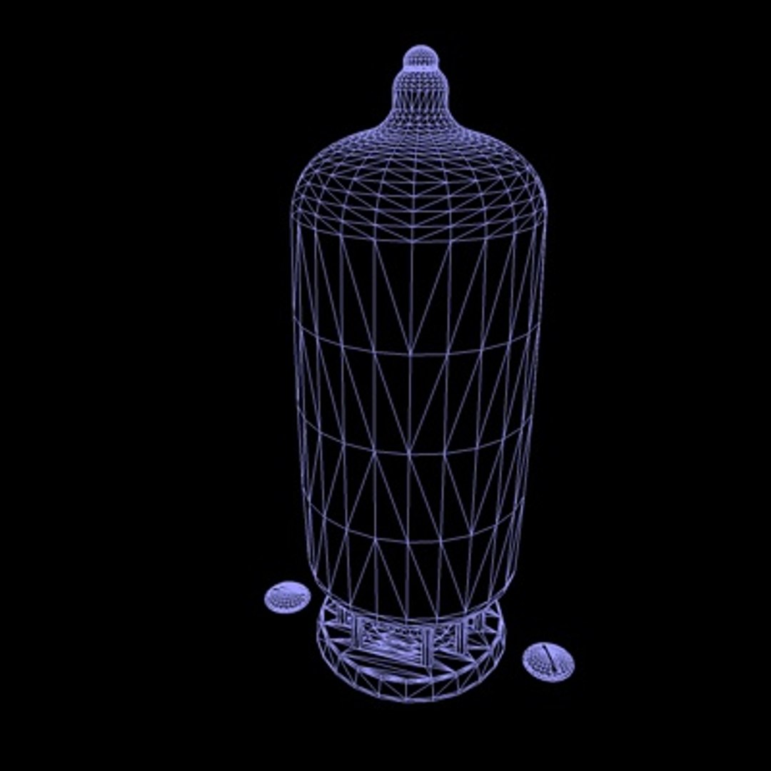 Vacuum Tube 3d Model