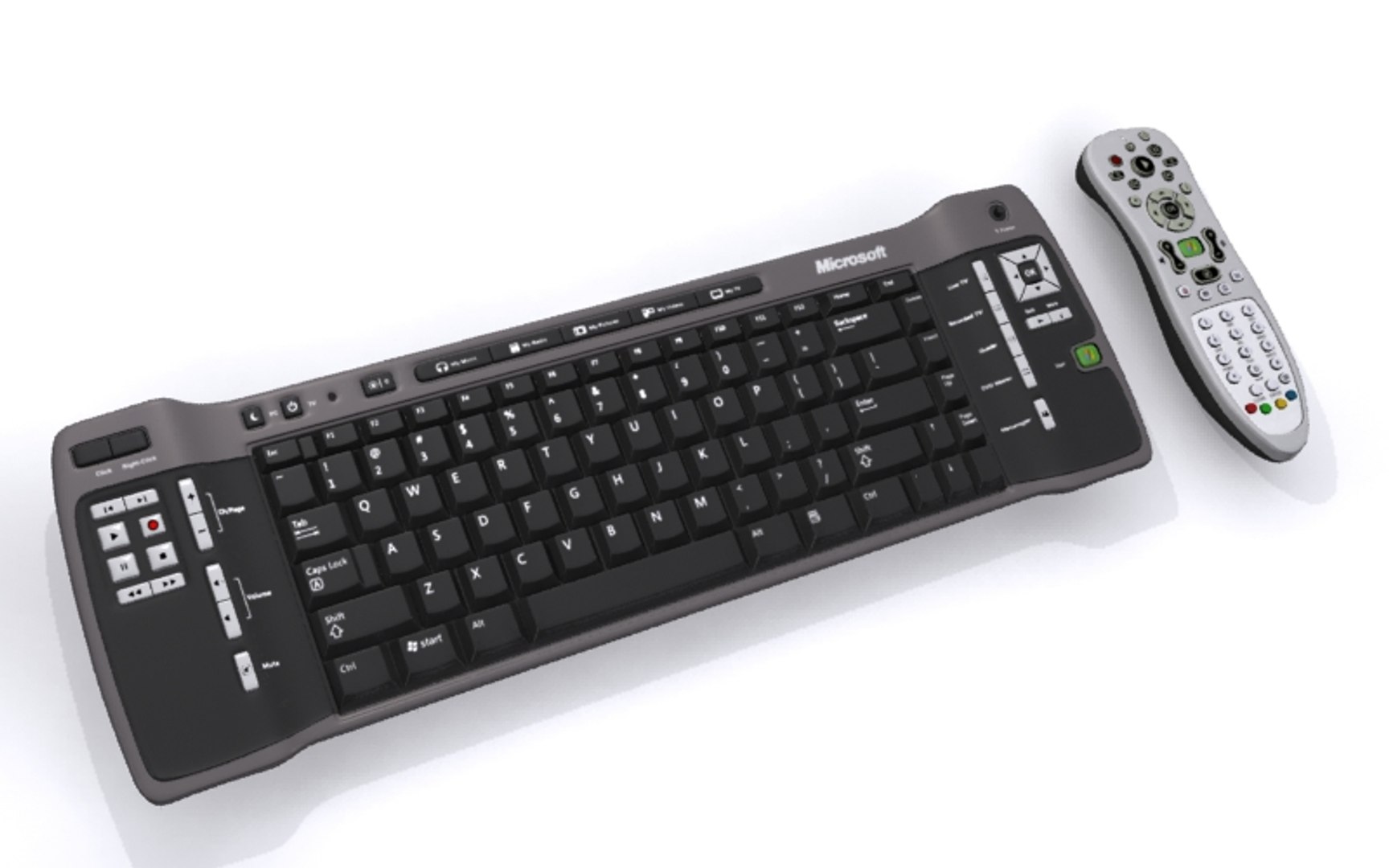 Remote Control Keyboard 3d Model