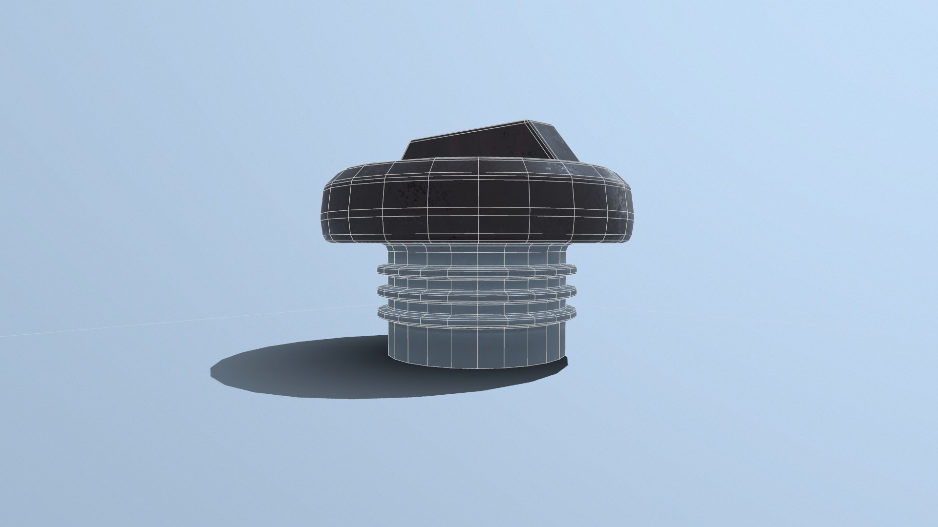 3D Model Gas Tank Cap - TurboSquid 1284932