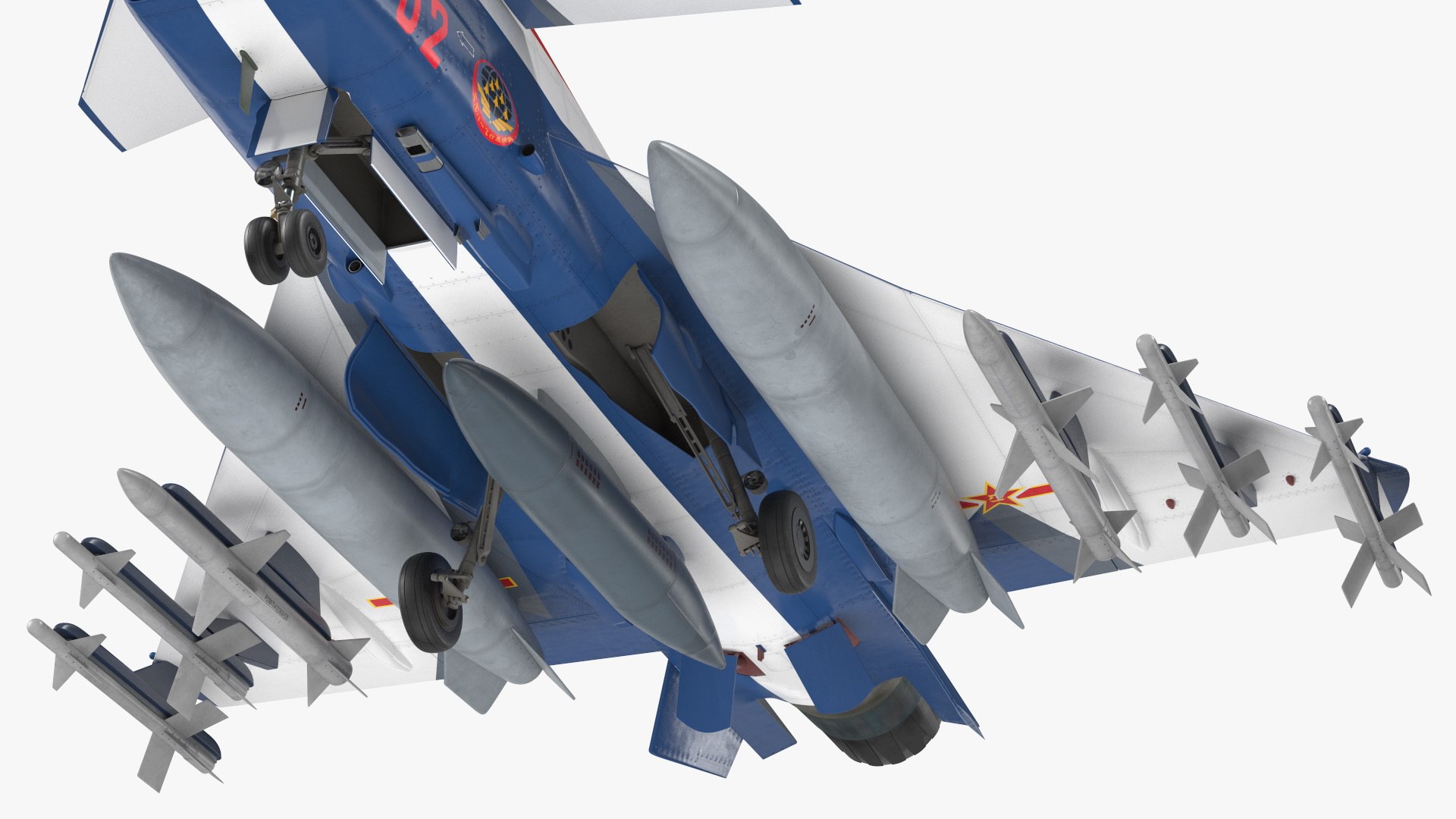 PLAAF J10 Vigorous Dragon Aerobatic Team Armament 3D model - TurboSquid ...
