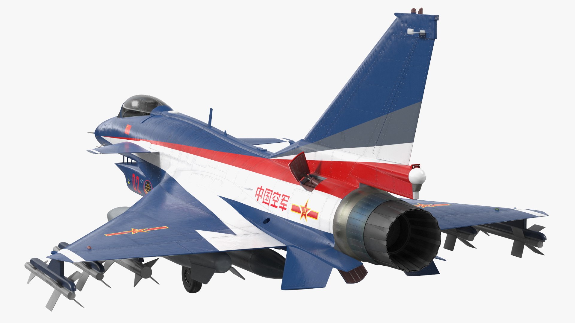PLAAF J10 Vigorous Dragon Aerobatic Team Armament 3D model - TurboSquid ...